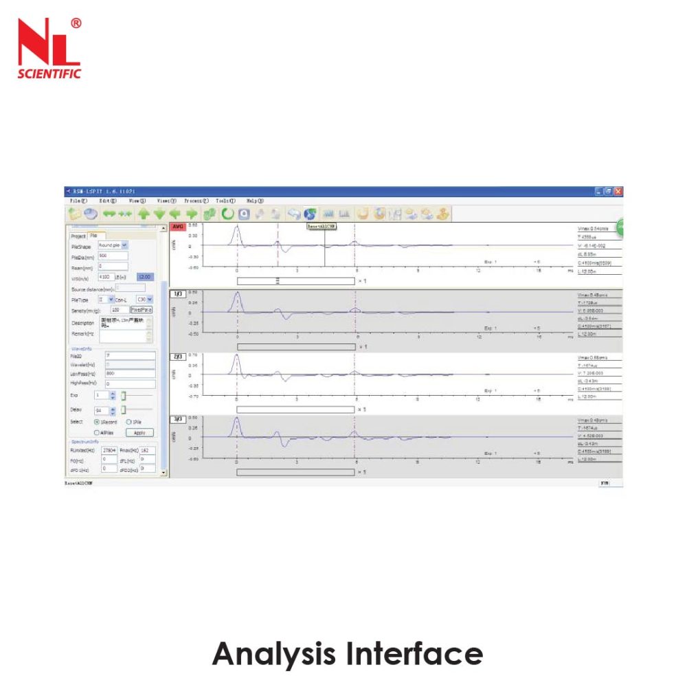 Low Strain Pile Integrity Tester - NL SCIENTIFIC MANUFACTURING SDN BHD